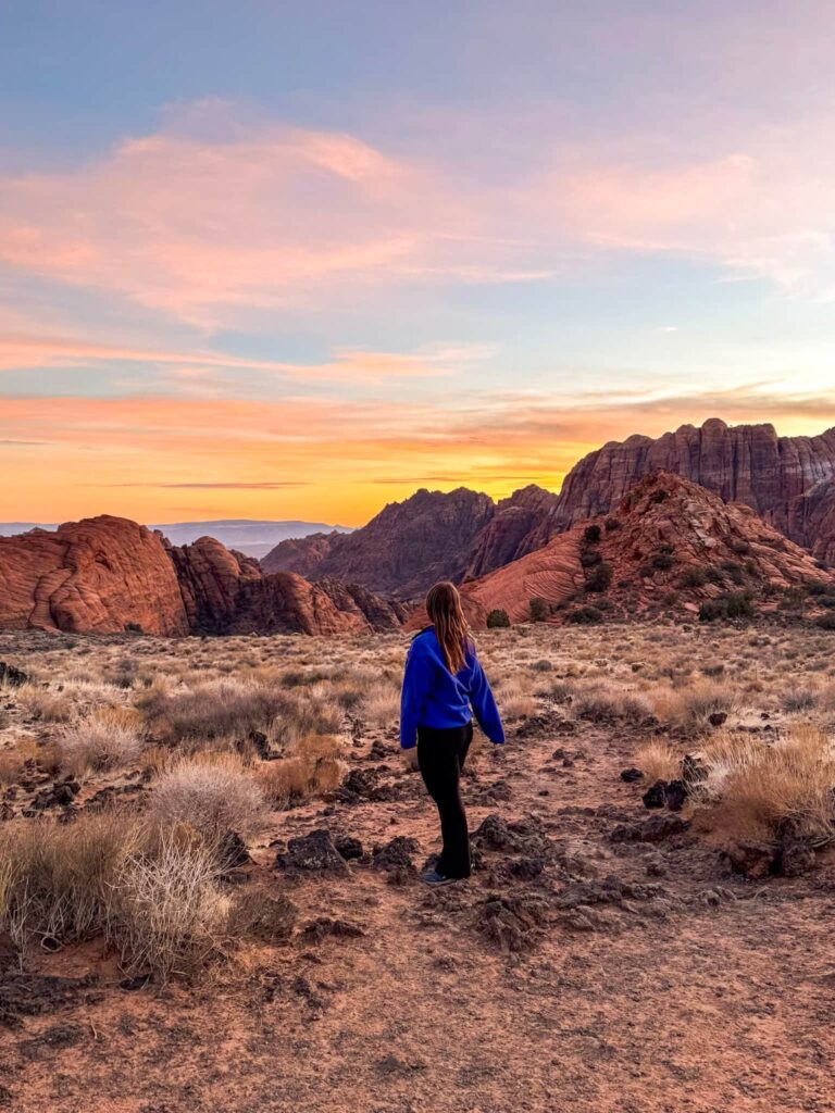 Where to Watch the Sunset in St. George, Utah | kateoutdoors.com